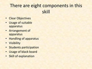 Skill of demonstration | PPTX