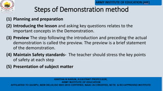 Skill of demonstration | PDF