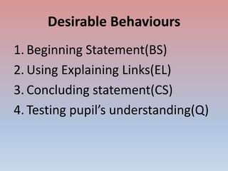 Skill of explaining | PDF