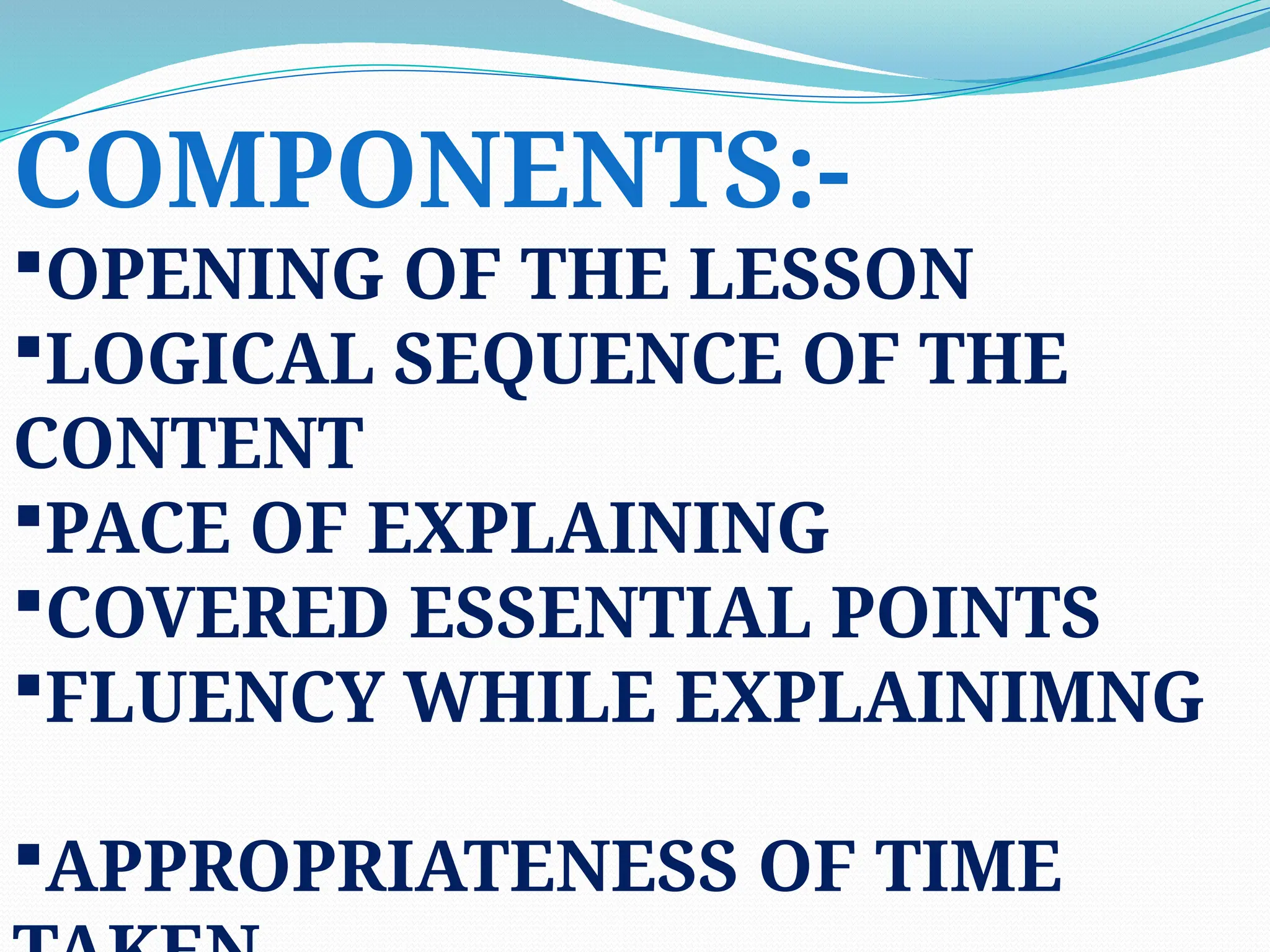 skill of explaining Micro Teaching Skill | PPT