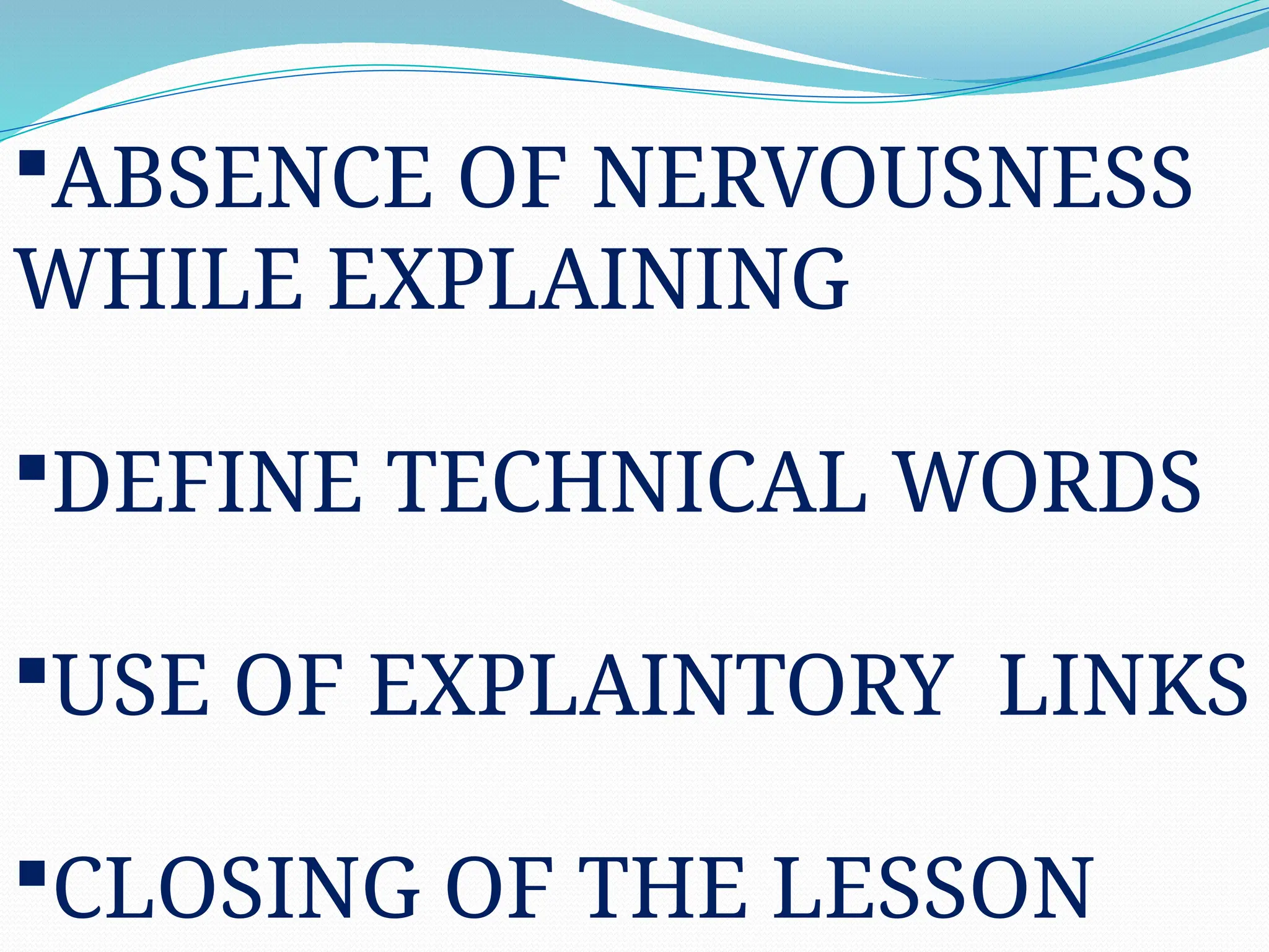 skill of explaining Micro Teaching Skill | PPT