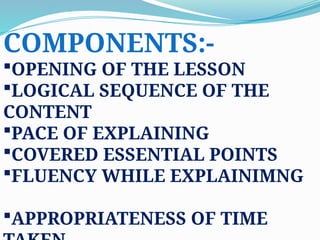 skill of explaining Micro Teaching Skill | PPT