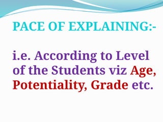 skill of explaining Micro Teaching Skill | PPT