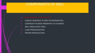Skill of intoducing the lesson | PPTX