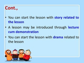 Skill of Introduction (set induction) | PPTX