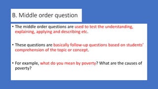 Skill of Questioning (Micro-Teaching) | PPTX