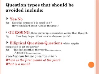 skill of questioning Teaching Practice Skill | PPTX