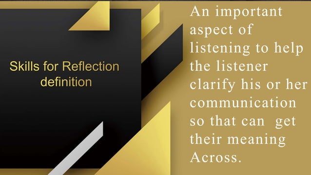skill of reflection.pptx | Educational Assessment | Education