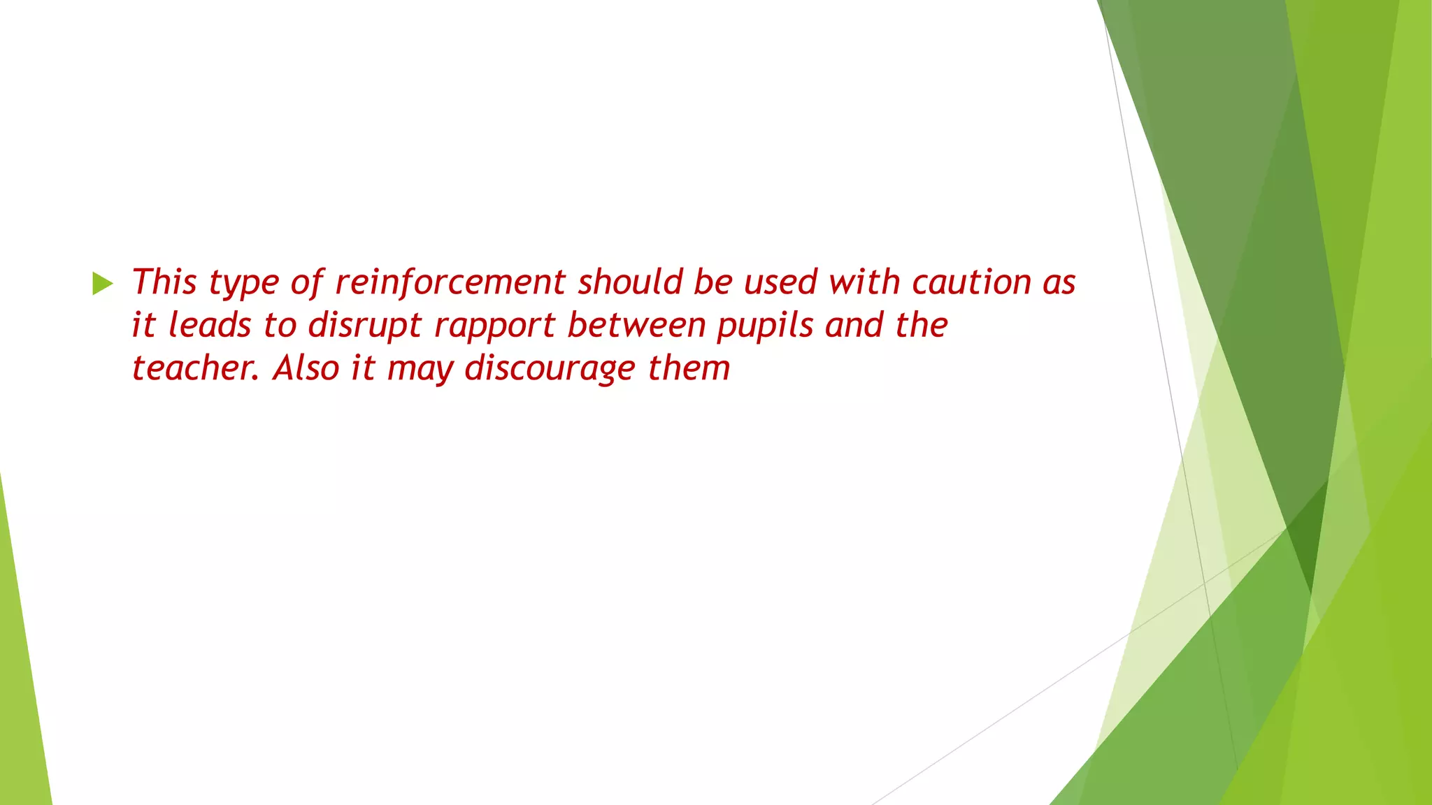 Skill of Reinforcement | PPTX