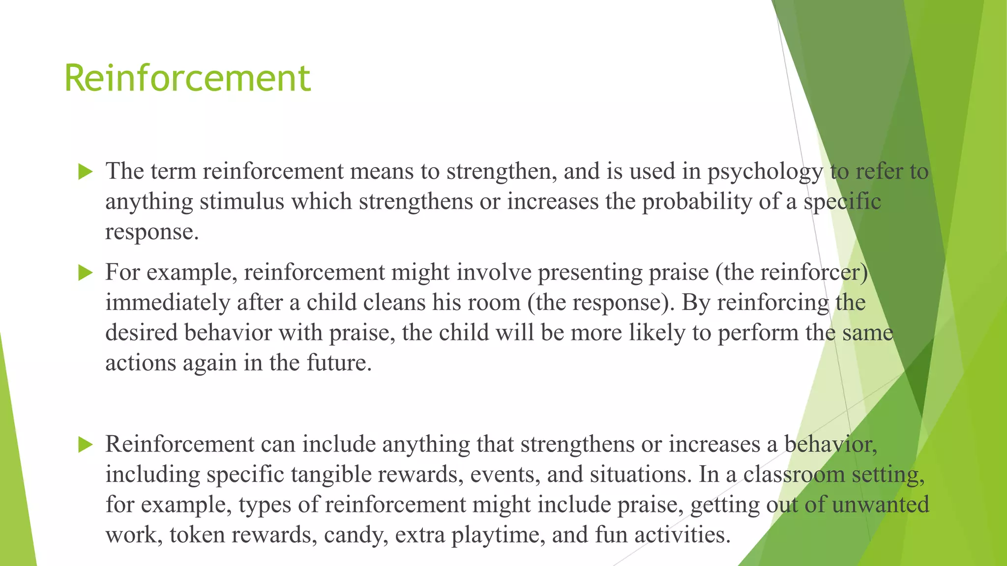 Skill of Reinforcement | PPTX