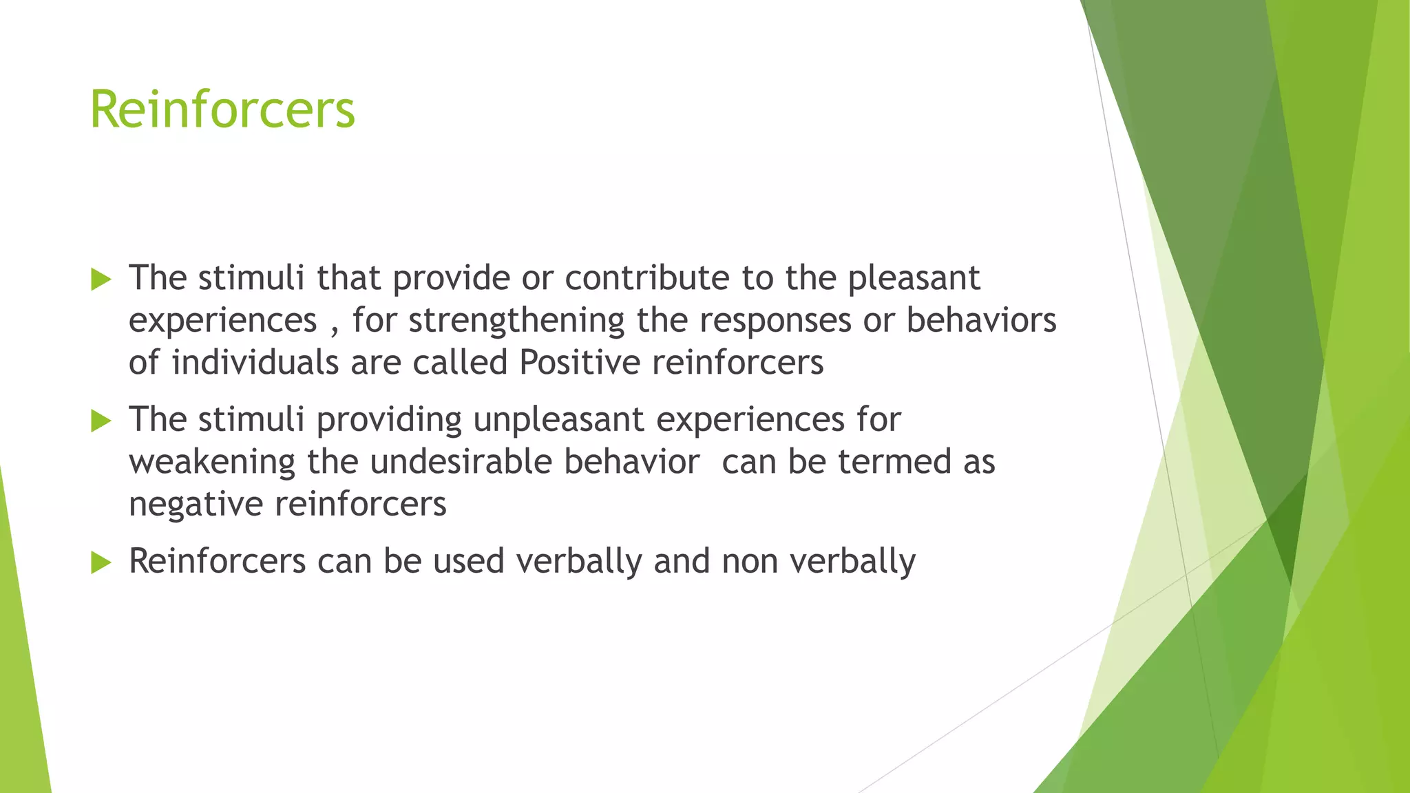 Skill of Reinforcement | PPTX