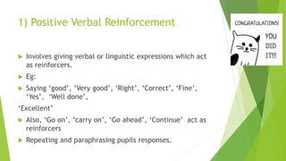 Skill of Reinforcement | PPTX