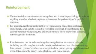 Skill of Reinforcement | PPT