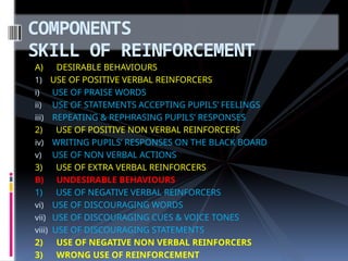 SKILL OF REINFORCEMENT.pptxnsjibuneeeoks9j7b7 | PPTX
