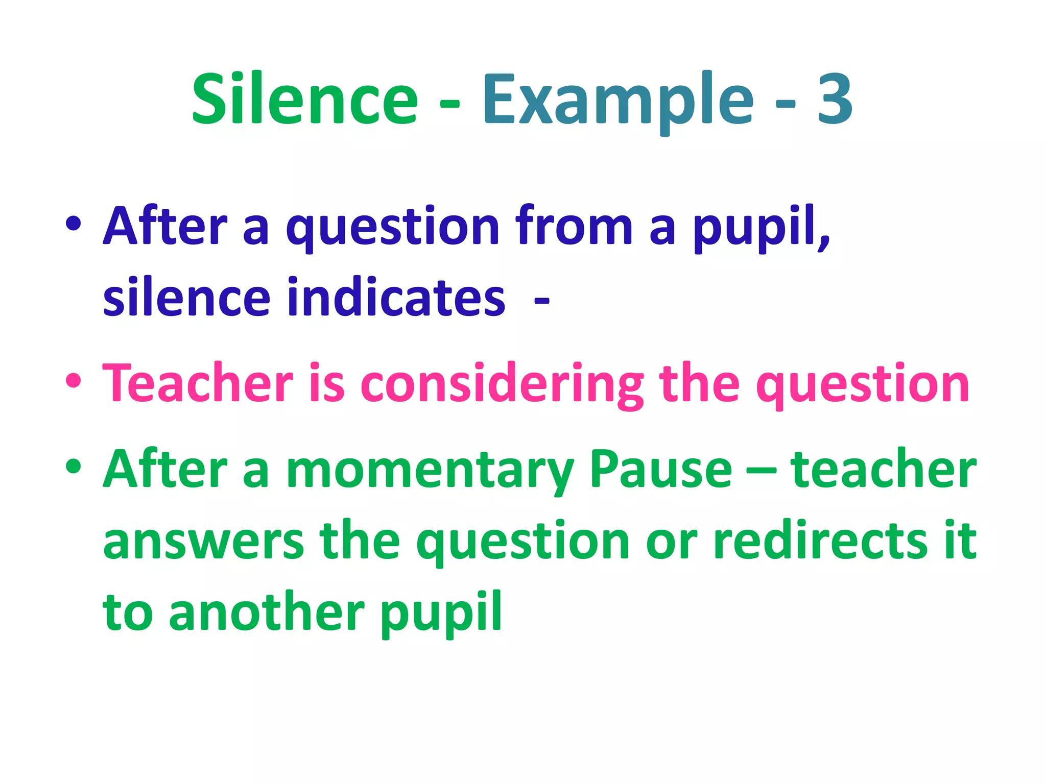 Skill of silence and non verbal cues | PPTX