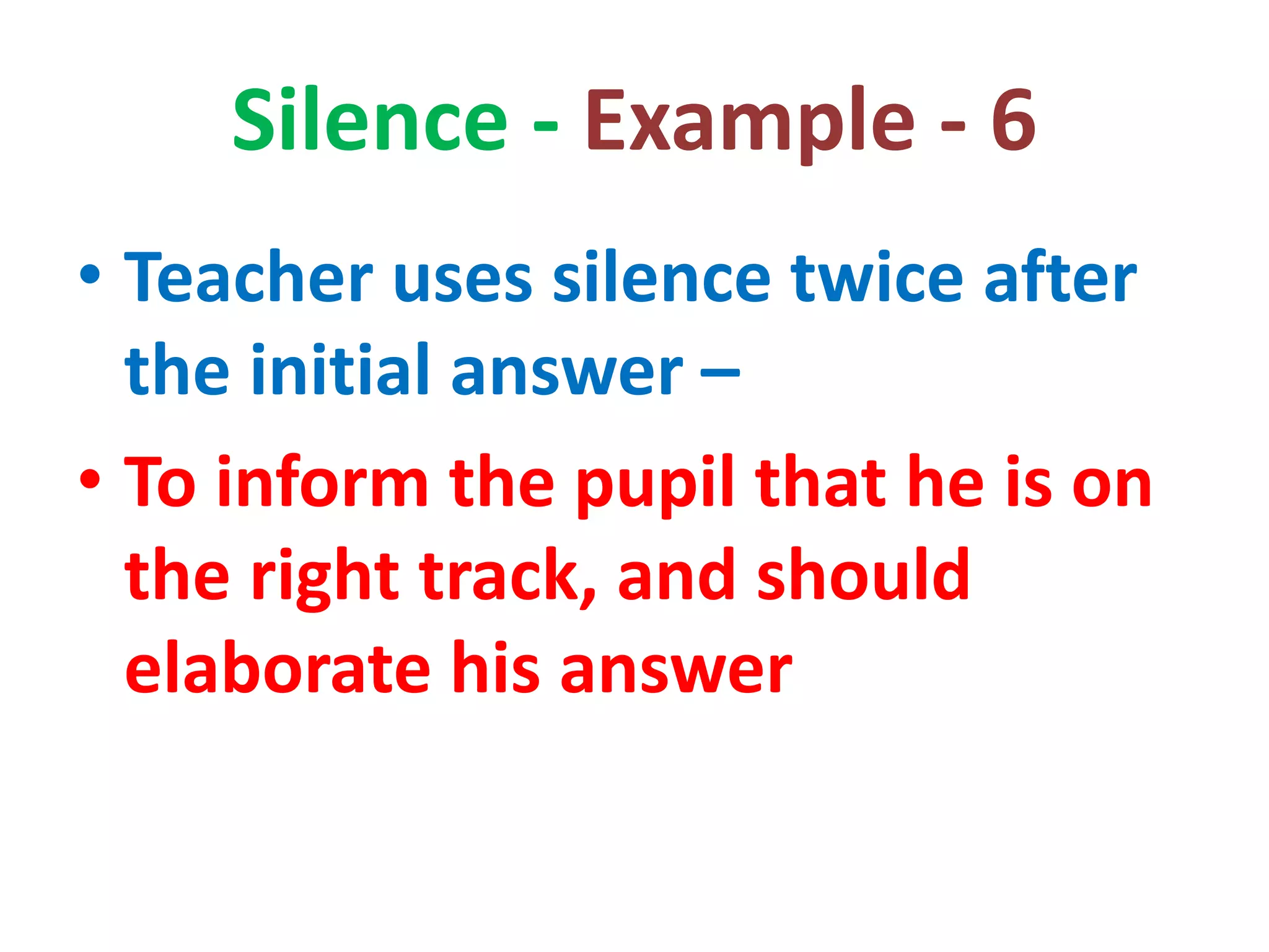 Skill of silence and non verbal cues | PPTX