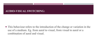 Skill of stimulus variation | PPTX