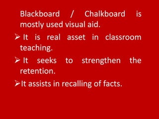 Skill of using black board | PPTX