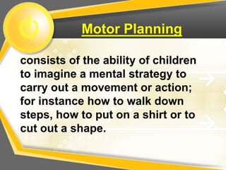 Skills (motor planning & object control skills) | PPTX