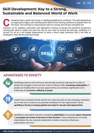 Skills Strategies for a Strong, Sustainable and Balanced World of Work ...