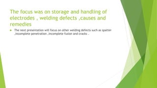 Skills-Welding-Storage-Handling technique | PPTX