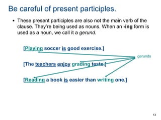 Skills 1 5 one clause | PPTX | Education