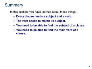 Skills 1 5 one clause | PPTX