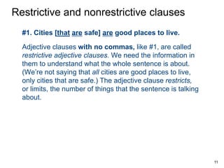 Skills 11 12 adjective clauses | PPTX