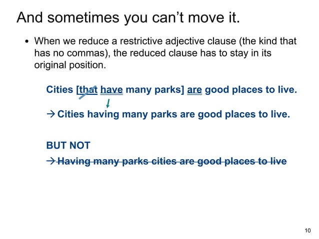 Skills 13 14 reduced clauses | PPTX | Real Estate Renting and Leasing ...