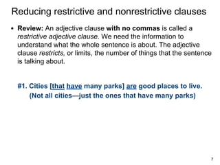 Skills 13 14 reduced clauses | PPTX