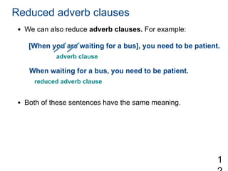 Reduced Clauses | PPT
