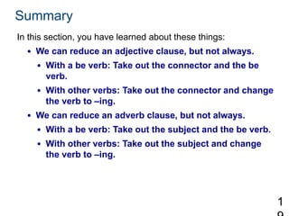 Reduced Clauses | PPT