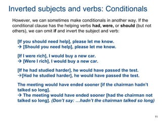 Skills 15 19 inverted subjects and verbs | PPTX