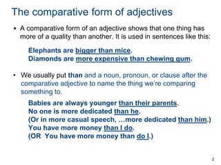 Skills 27 29 comparative and superlatives | PPTX