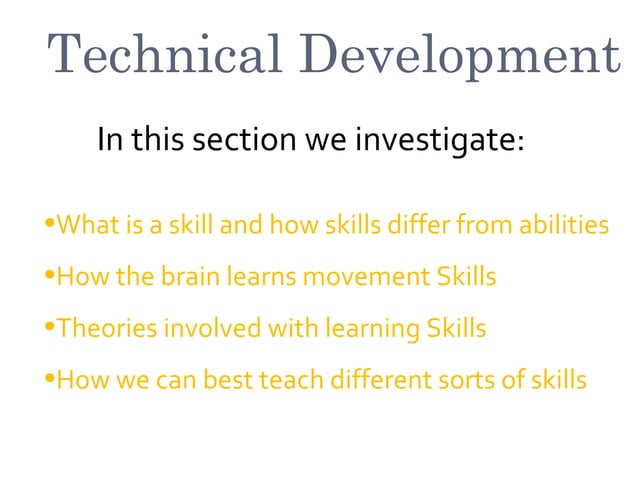 Skills and abilities and skill classification | PPT
