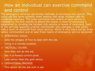 Skills and qualities in command and control | PPTX