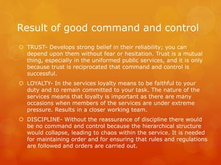 Skills and qualities in command and control | PPTX