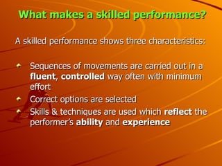 Skills and techniques ppt | PPT