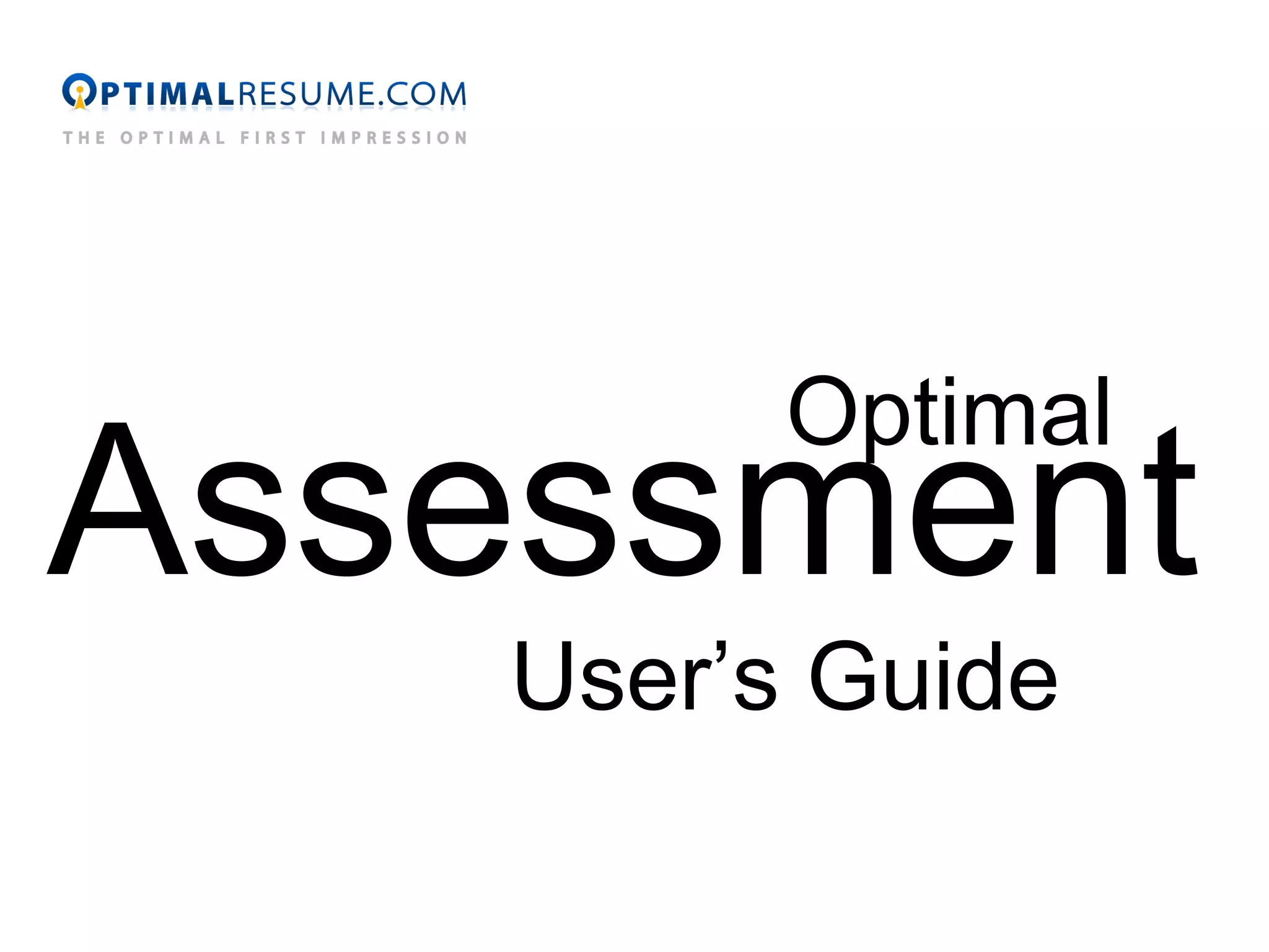 Skills Assessment Guide | PPT