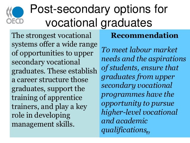 Skills beyond School: the Review of Post-secondary Vocational Educati…