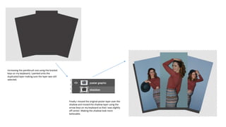 Creating a poster graphic | PPT