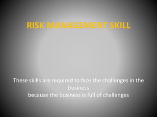 Skill set for entrepreneurs | PPTX