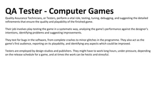 Skillset job roles_in_the_games_industry | DOCX