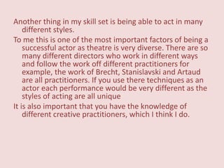 Skill Set Presentation | PPTX
