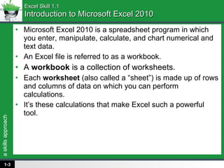Excel Chapter 1 | PPT