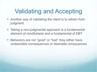 Skills for DBT Training In PHP and IOP Settings | PPTX