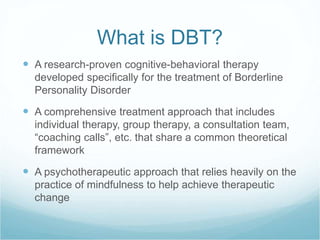 Skills for DBT Training In PHP and IOP Settings | PPTX