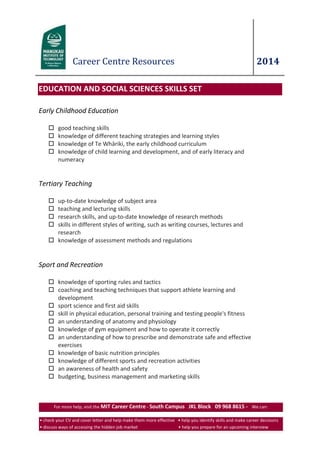 MIT | PDF | Career Advice | Careers