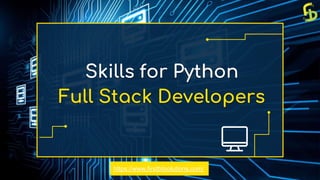 Skills for Python Full Stack Developer.pptx