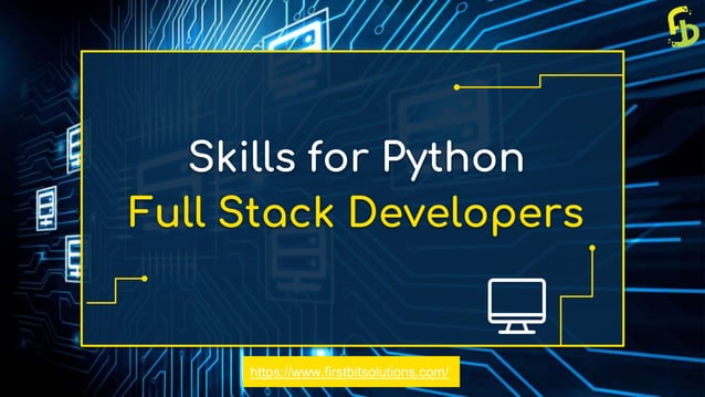 Skills for Python Full Stack Developer.pptx | Web Development | Internet